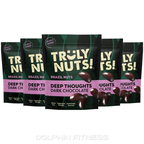 Truly Nuts Belgian Dark Chocolate Brazil Nuts 8 x 120g