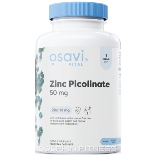 Osavi Zinc Picolinate 50mg 180 Vegan Capsules
