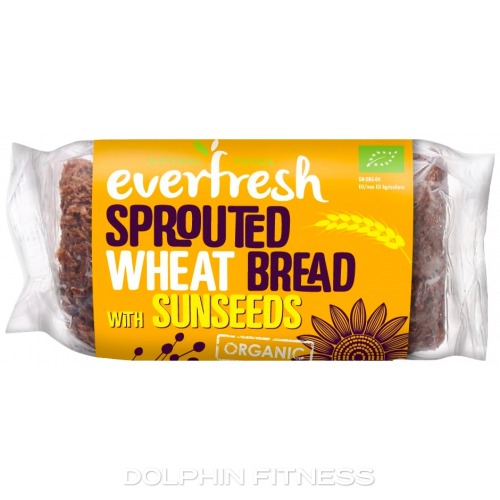Everfresh Natural Foods Sprouted Wheat Bread With Sunseed 400g