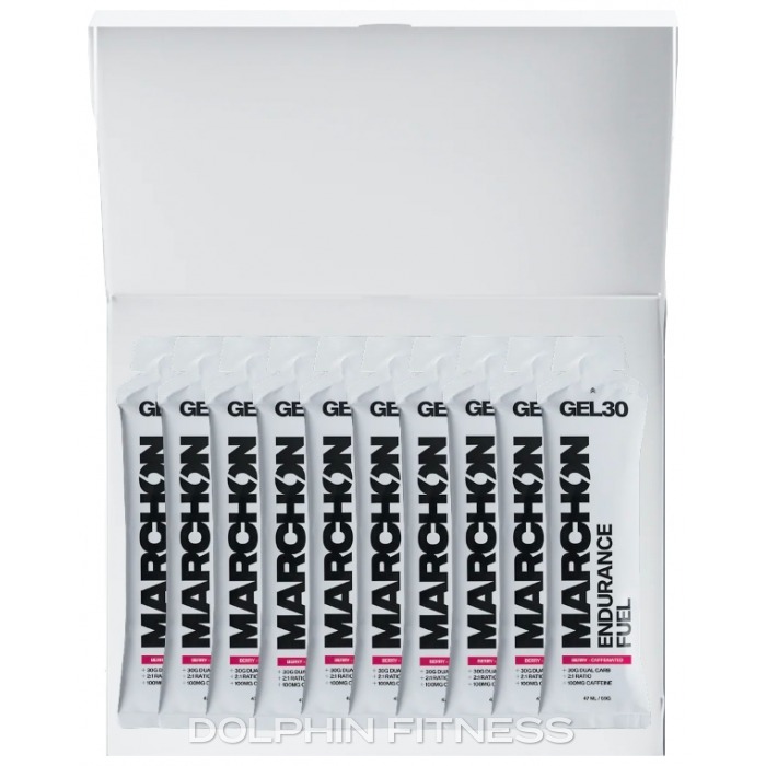 MARCHON Endurance Fuel Caffeinated Gel30 10 Gels