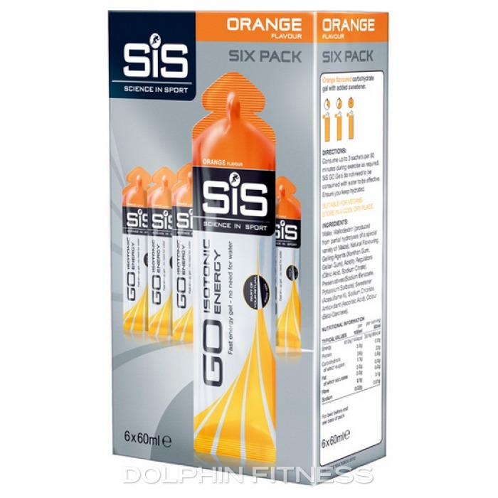 SiS Go Isotonic Energy 6 Gels Orange