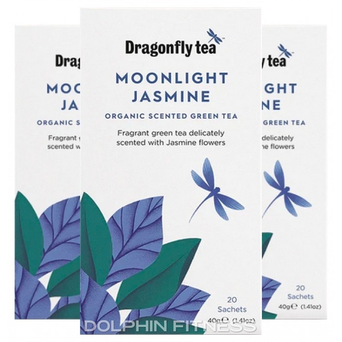 Dragonfly Tea Organic Moonlight Jasmine Green Tea 4 x 20 Teabags