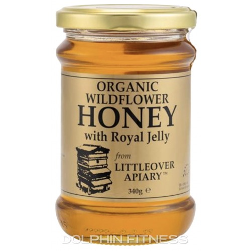 Littleover Apiary Organic Wildflower Honey with Royal Jelly 1 x 340g