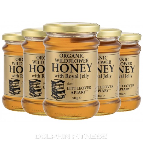Littleover Apiary Organic Wildflower Honey with Royal Jelly 6 x 340g