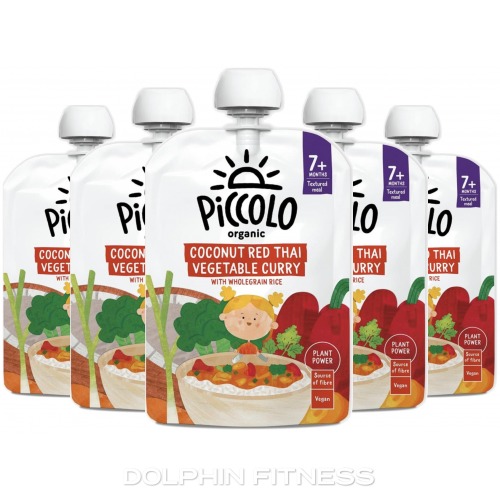 Piccolo Coconut Red Thai Vegetable Curry 7 x 100g
