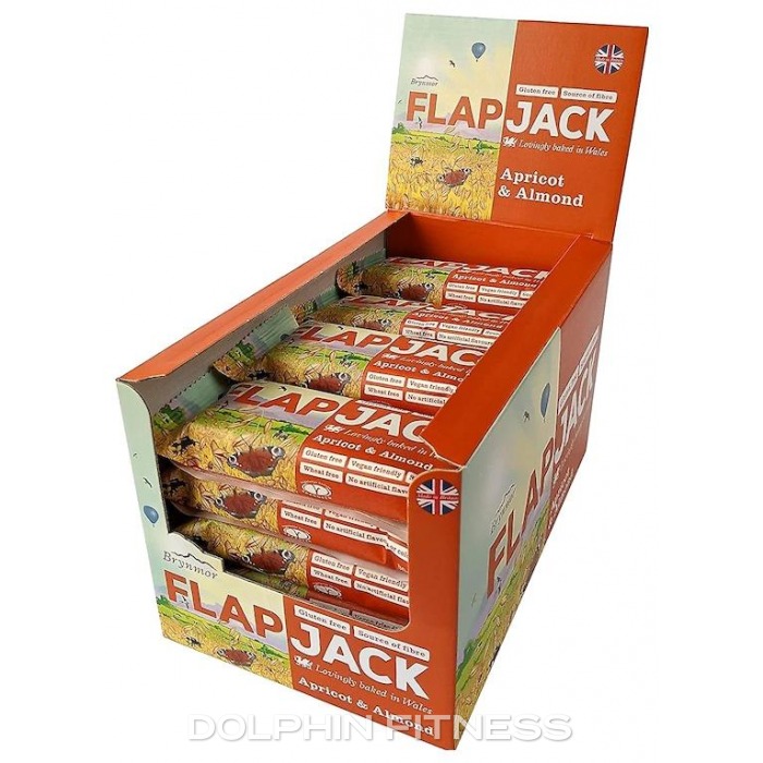 Brynmor Apricot & Almond Flapjacks 20 x 80g