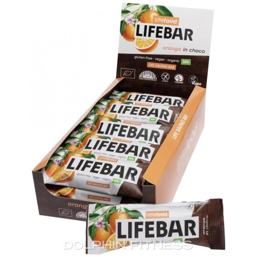 Lifefood Lifebar Orange In Choco 15 x 40g