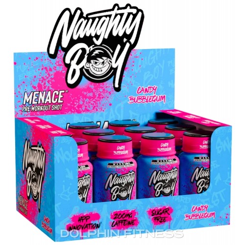 Naughty Boy Menace Pre-Workout Shot 12 x 60 ml