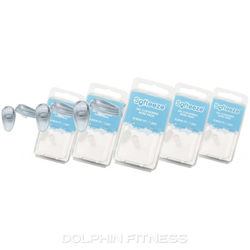 Softeeze Gel Filled Nose Pads (10 Pairs) Screw Fit