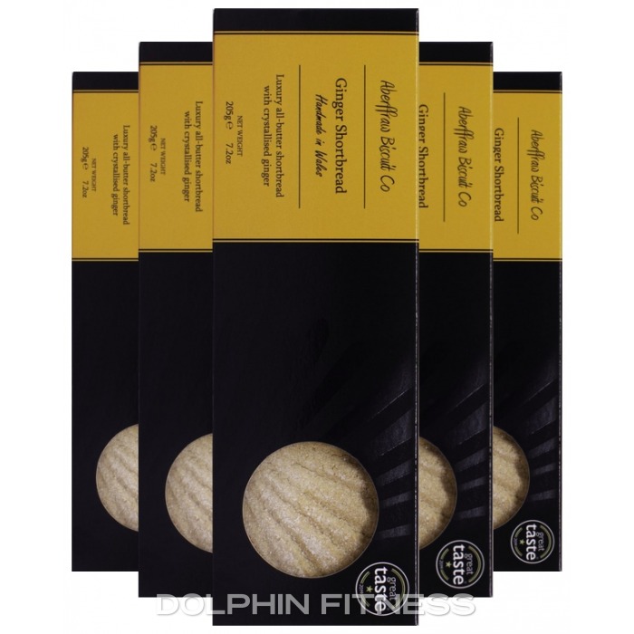 Aberffraw Biscuit Co Ginger Shortbread 10 x 180g