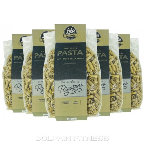 Lilos Rigatoni Pasta With Salt & Black Pepper 5 x 500g