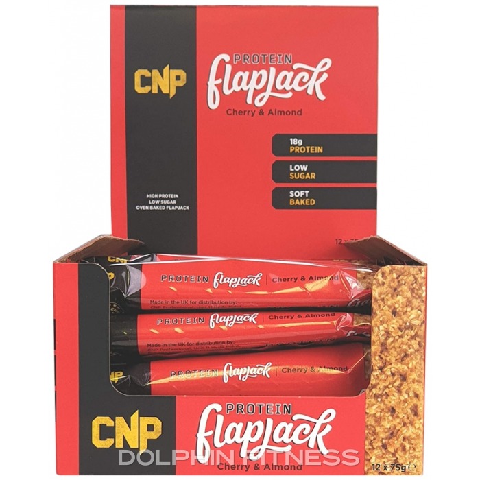 CNP Protein Flapjack (12 Flapjacks) Cherry Almond