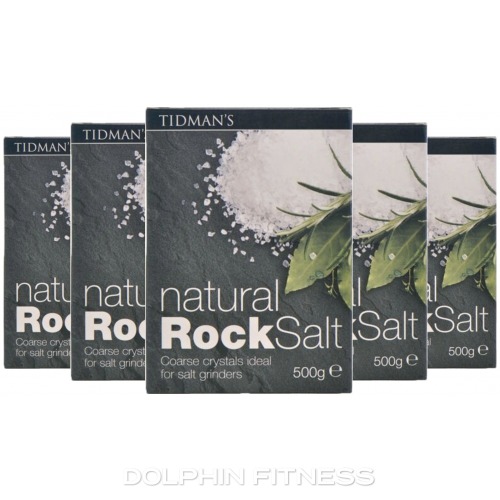 Tidman's Tidmans Natural Rock Salt 12 x 500g