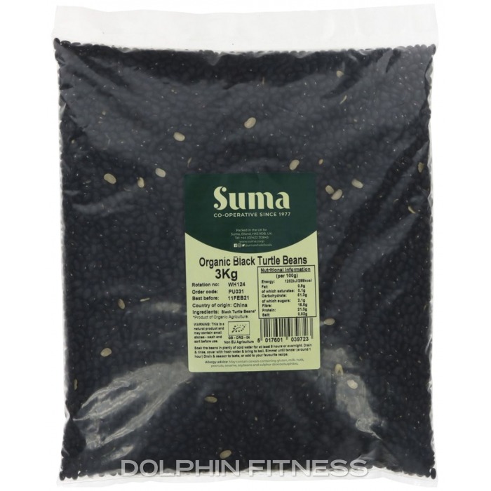Suma Organic Black Turtle Beans 3 kg