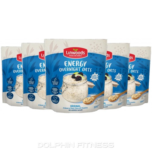 Linwoods Energy Overnight Oats (5 x 300g) Original