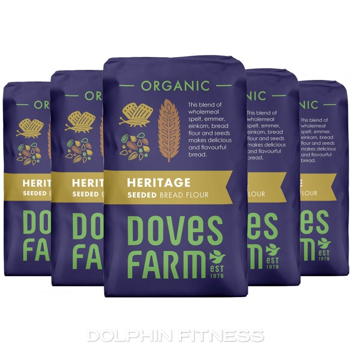Doves Farm Heritage Seeded Bread Flour 5 x 1 kg