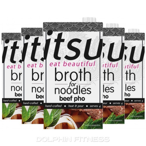 Itsu Beef Pho Broth For Noodles 6 x 1L