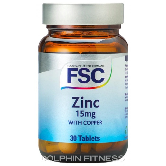 FSC Zinc 15 mg With Copper 30 Tablets