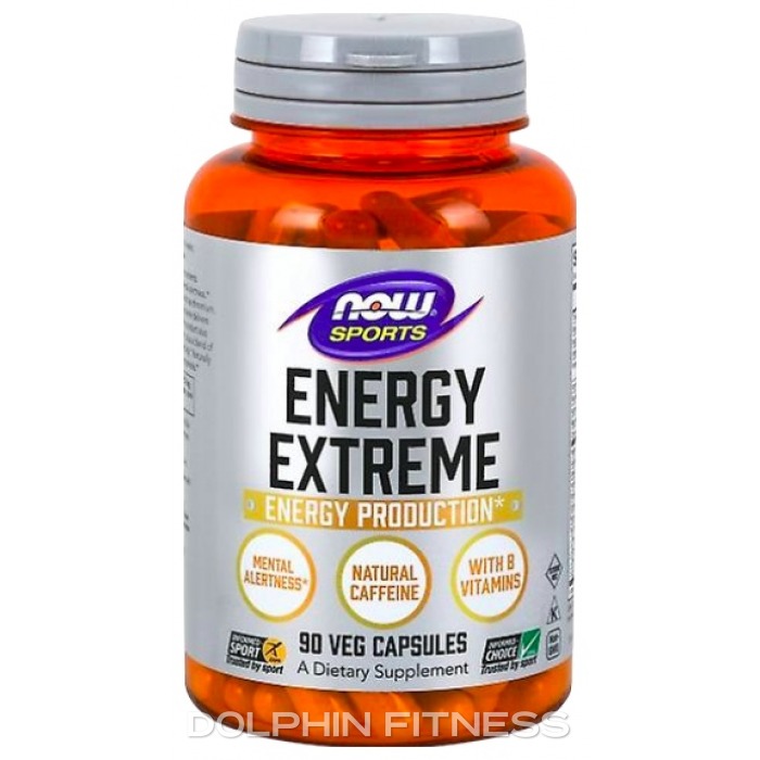 NOW Sports Energy Extreme 90 Veg Capsules