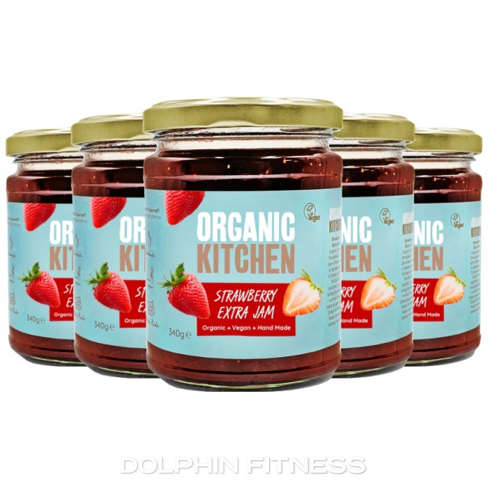 Organic Kitchen Strawberry Extra Jam 6 x 340g