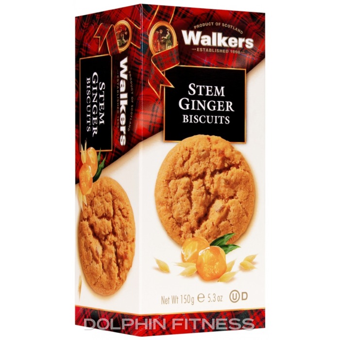 Walkers Stem Ginger Biscuits 1 x 150g