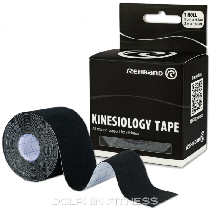 Rehband RX Kinesiology Tape (1 Roll) Black
