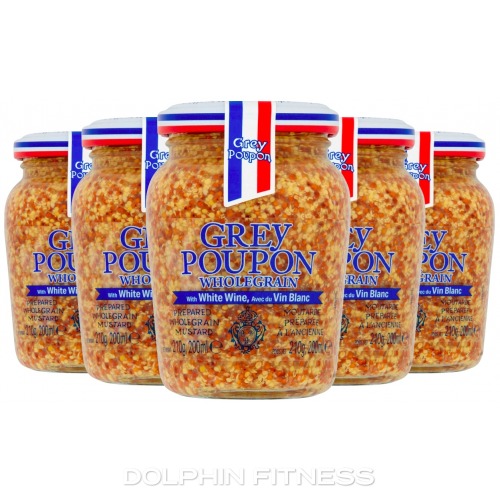 Grey Poupon Wholegrain Mustard 6 x 210g