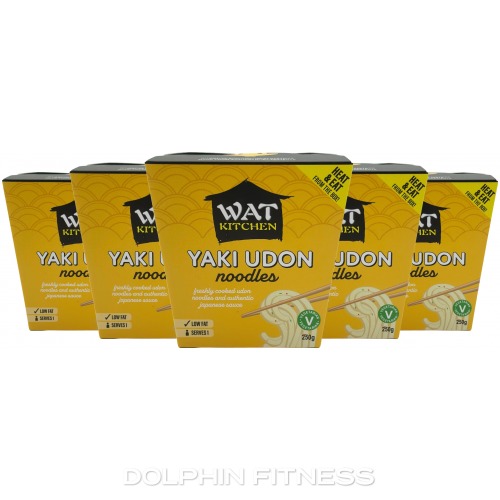Wat Kitchen Yaki Udon Noodles (6 x 250g) Best Before 30-Jan-2026