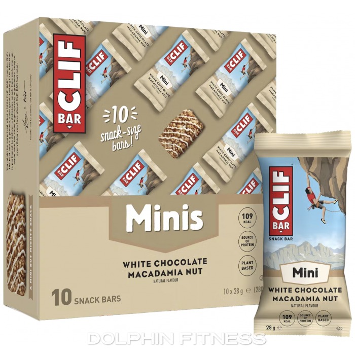 Clif Mini Snack Bars (10 Bars) White Chocolate Macadamia