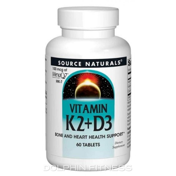 Source Naturals Vitamin K2+D3 30 Tablets