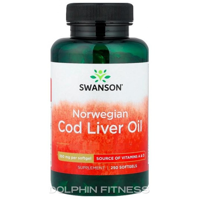 Swanson Cod Liver Oil 250 Softgels