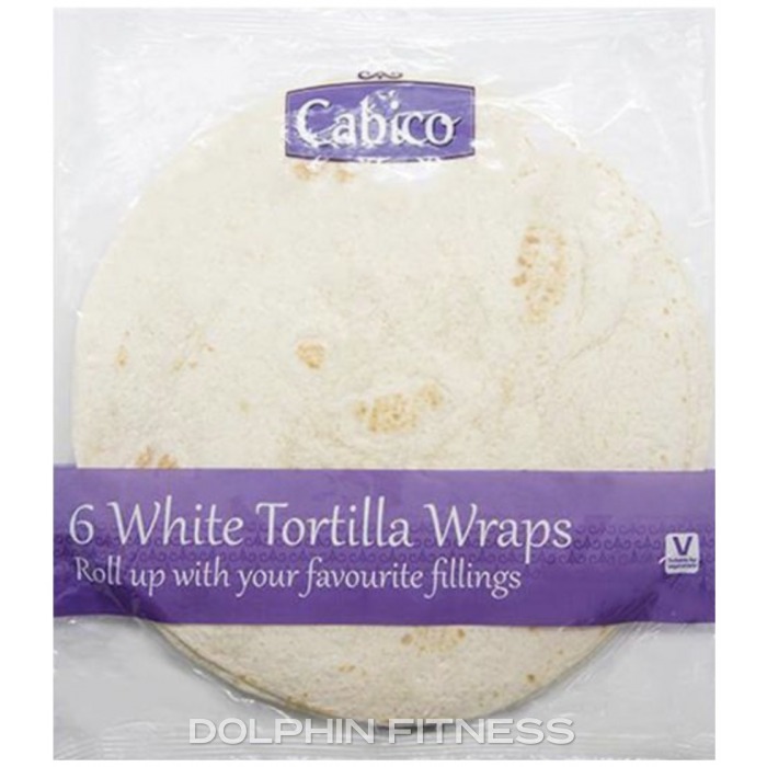 Cabico 6 White Tortilla Wraps 1 x 370g
