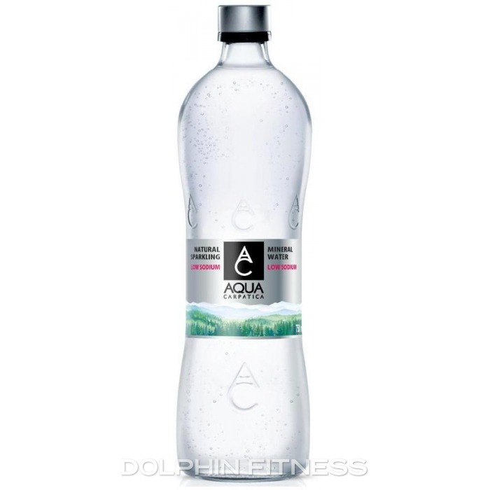 Aqua Carpatica Low Sodium Natural Sparkling Mineral Water Glass Bottle ...
