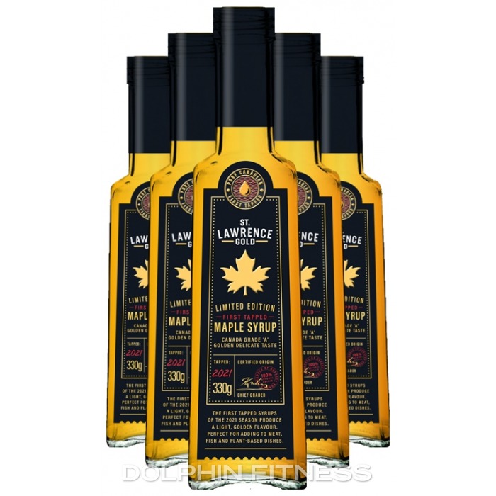 St Lawrence Gold Golden Delicate Taste Maple Syrup 6 x 330g
