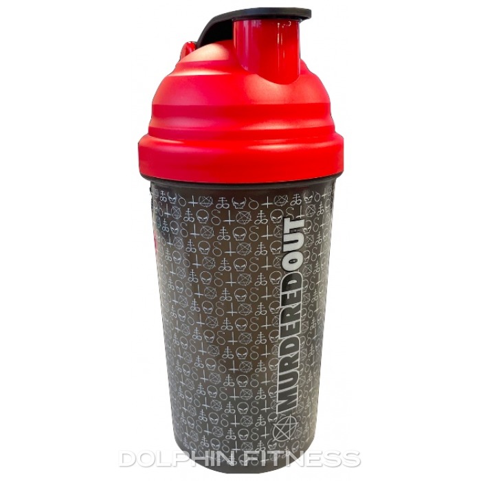 Murdered Out Shakermate (600 ml) Black/Red