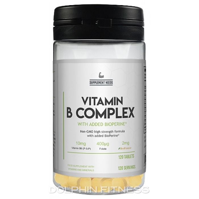 Supplement Needs Advanced Vitamin B Complex 120 Tablets