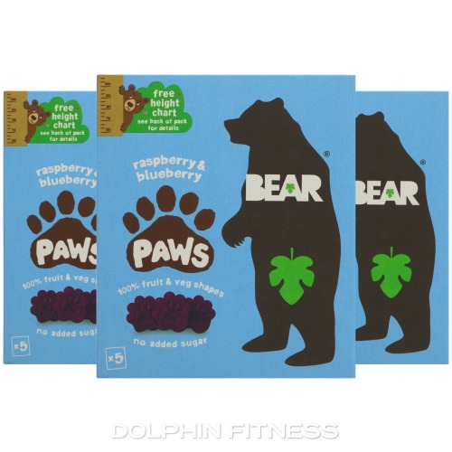 Bear Blueberry & Raspberry Paws 4 x 5 x 20g
