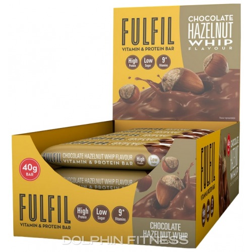 Fulfil Chocolate Hazelnut Whip Bar 15 x 40g