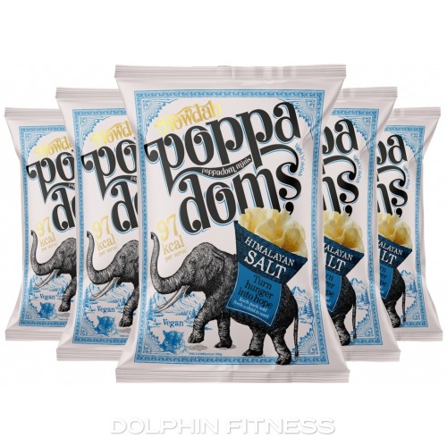 Howdah Poppadom Minis Himalayan Salt 6 x 80g
