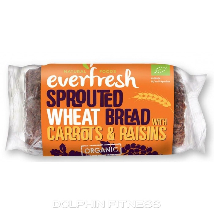 Everfresh Natural Foods Wheat Bread with Carrot and Raisin 400g