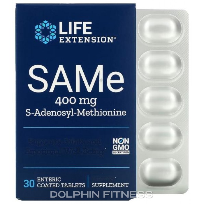 Life Extension SAMe 400 mg 30 Enteric Coated Tablets