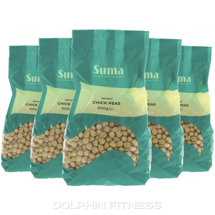 Suma Organic Chickpeas 6 x 500g