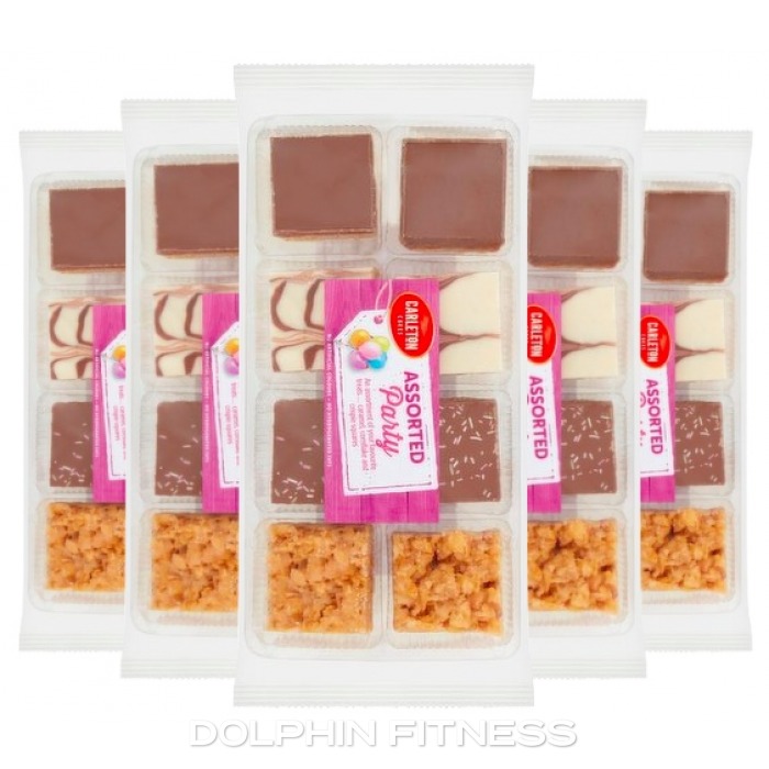 Carleton Cakes Assorted Party Cake Squares 12 x 220g