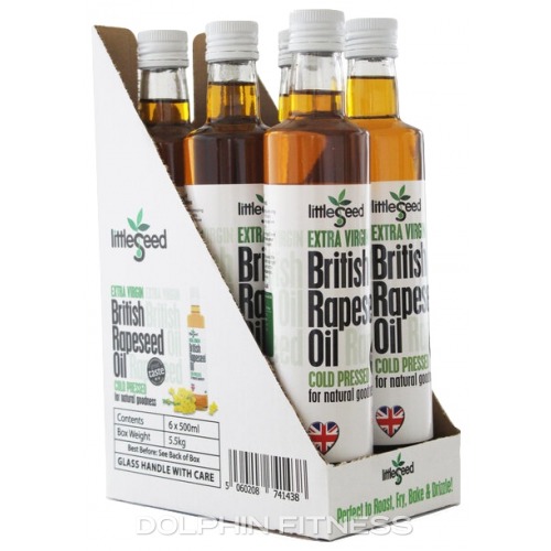 Littleseed Extra Virgin Rapeseed Oil 6 x 500 ml