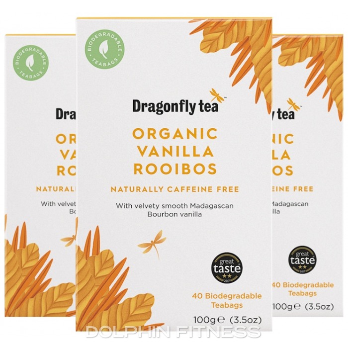 Dragonfly Tea Organic Vanilla Rooibos 4 x 40 Teabags