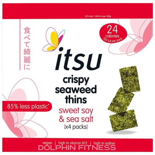 Itsu Sweet Soy & Sea Salt Crispy Seaweed Thins 4 x 5g