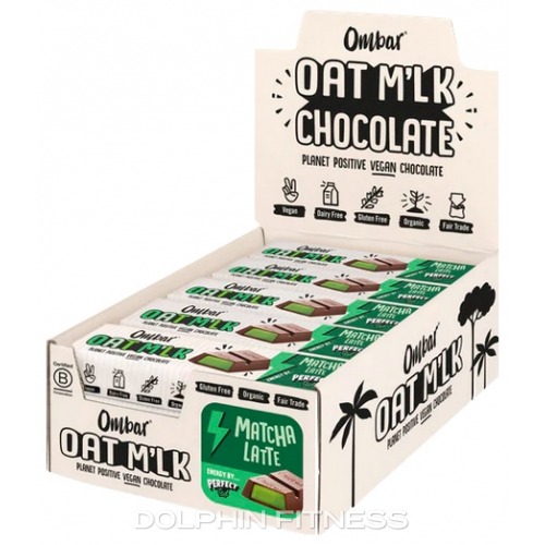 Ombar Perfect Ted Oat M'lk Matcha Latte Filled Chocolate Bar 15 x 42g