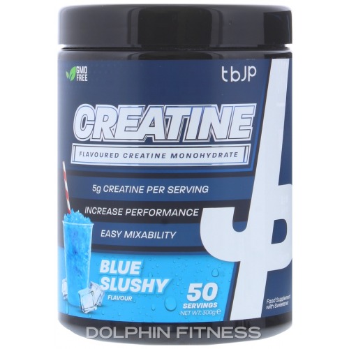 Trained By JP Creatine Monohydrate 50 Servings Blue Slushie