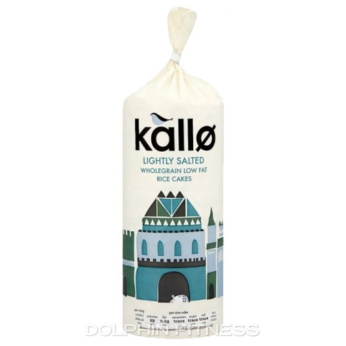 Kallo Lightly Salted Wholegrain Low Fat Rice Cakes 1 x 130g