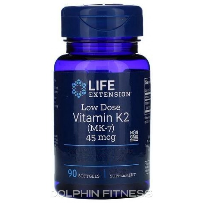 Life Extension Low Dose Vitamin K2 MK-7 90 Softgels